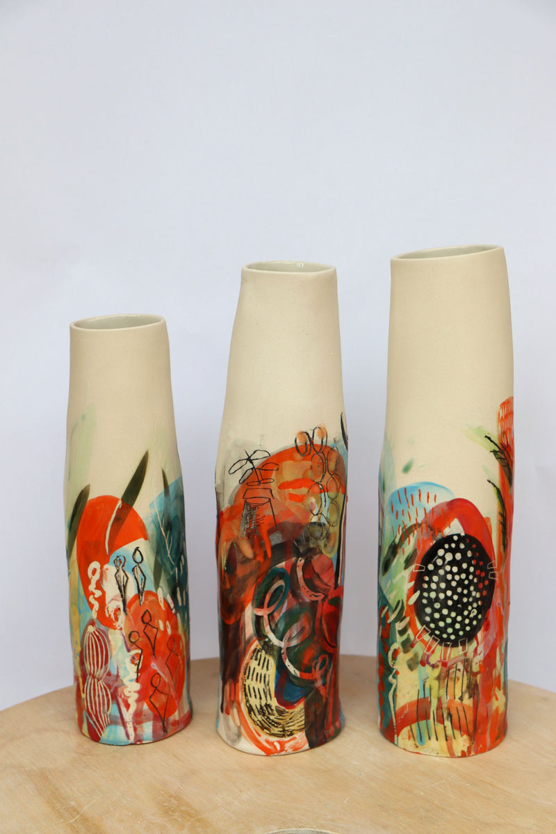 White Stoneware ECOSYSTEM Vessel | Joely Clinkard | Ceramics